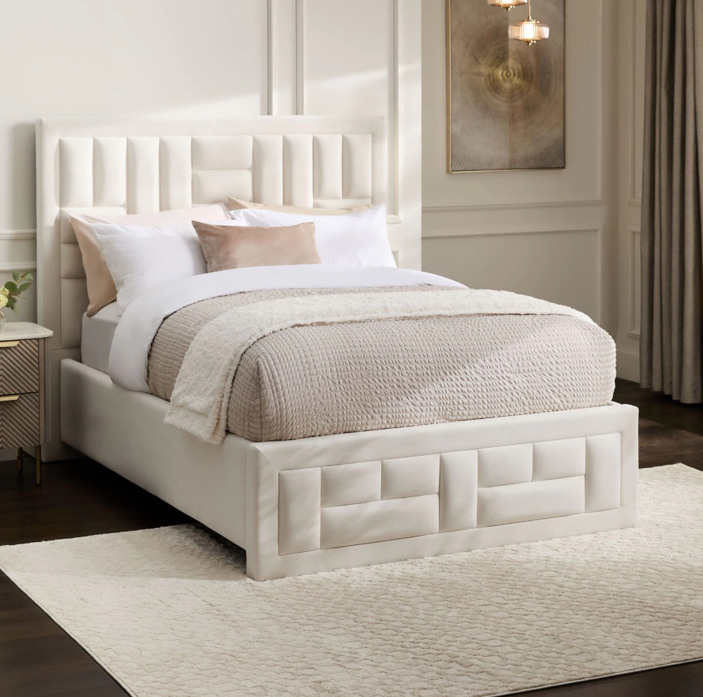 Ruby Upholstered Bed With Storage – Bradshaw Direct